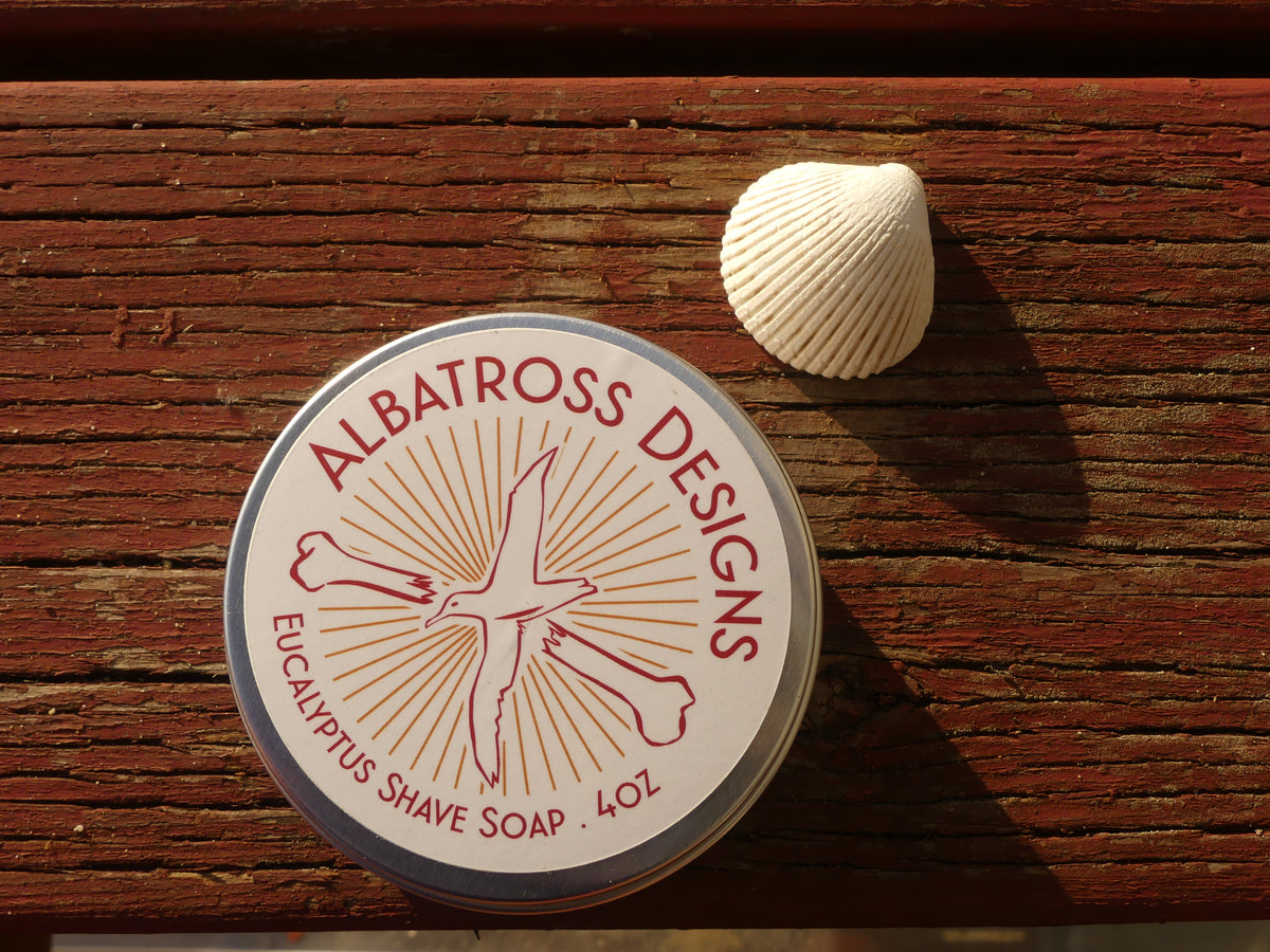 Eucalyptus Shave Soap - 4-oz - B-Squad Edition – Albatross